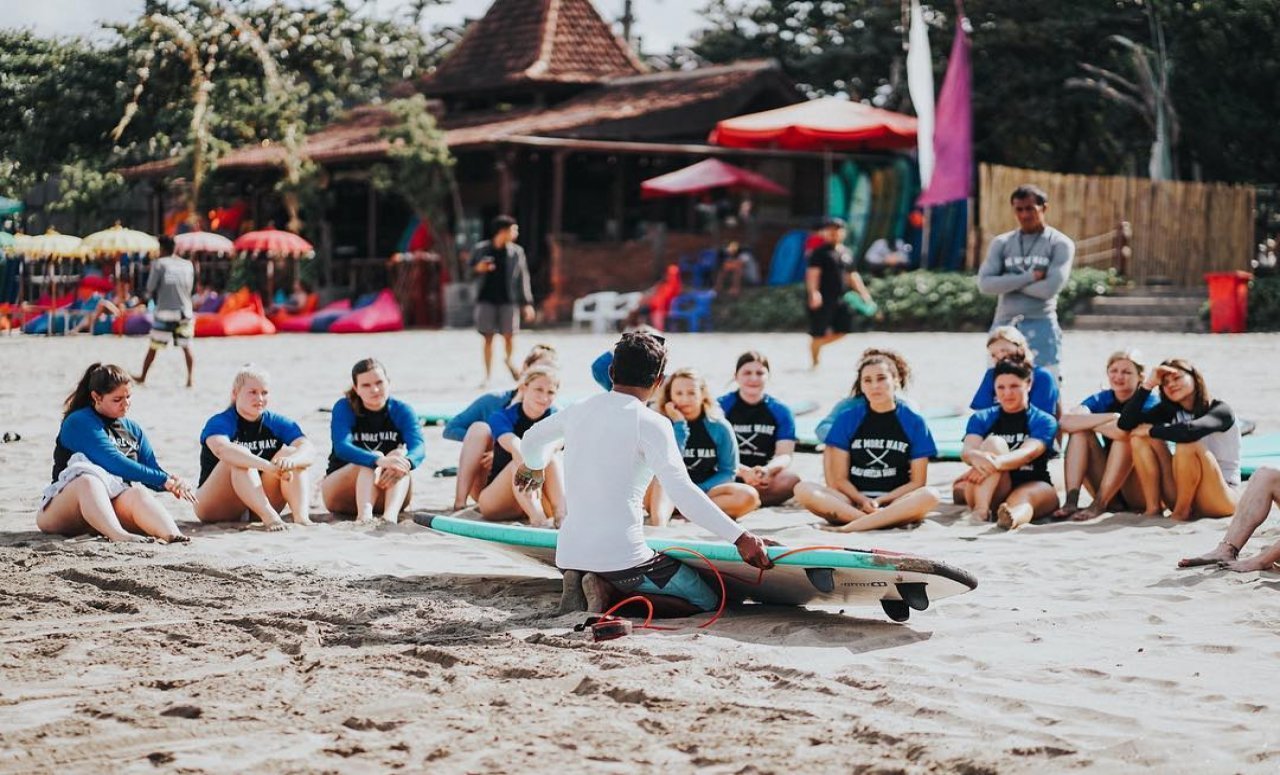 Seminyak: Surf Lesson for all Levels (Small Groups/Private) | GetYourGuide