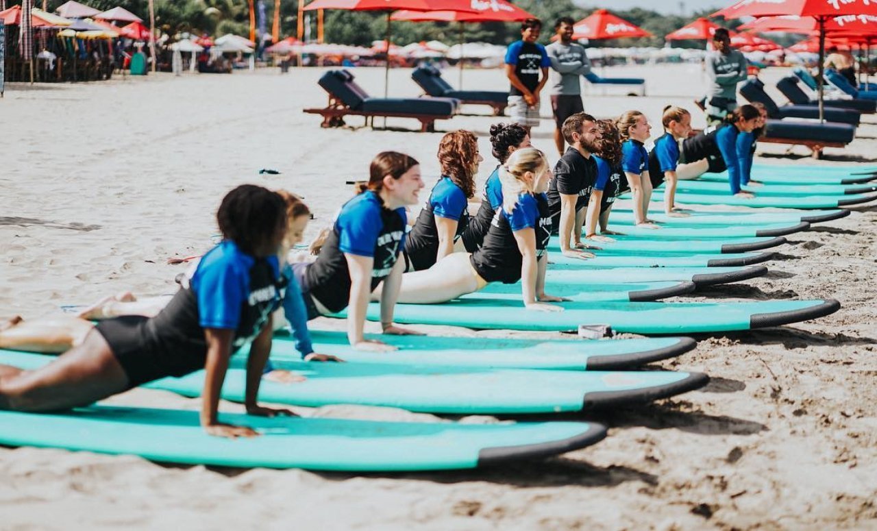 Seminyak: Surf Lesson for all Levels (Small Groups/Private) | GetYourGuide