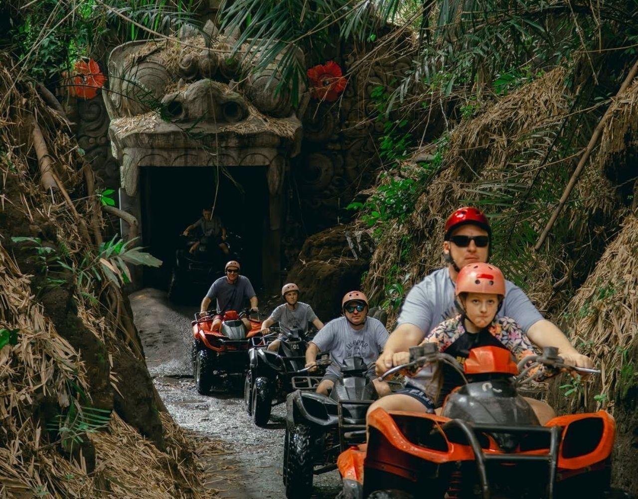 Ubud: Quad ATV Waterfalls & Barong Caves | GetYourGuide