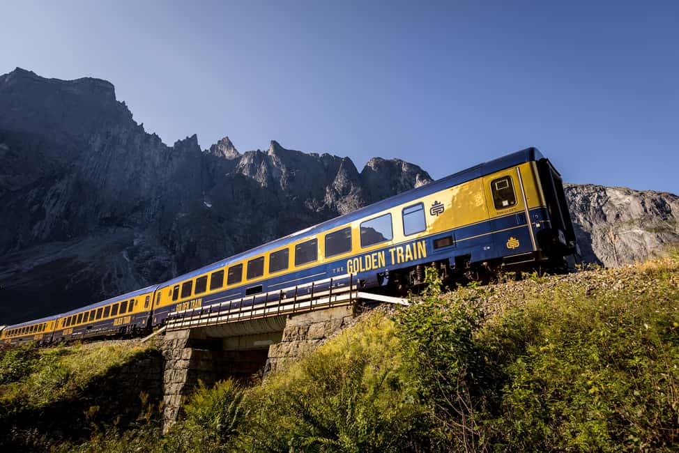 Romsdalen: Rauma Railway Golden Train with Guide | GetYourGuide