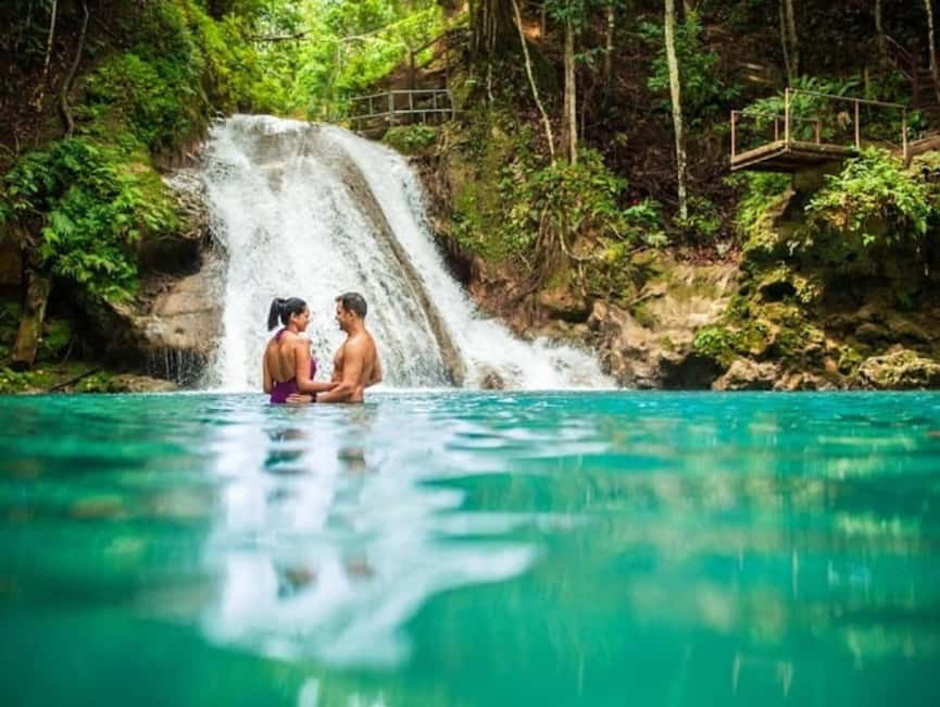 Ocho Rios: Blue Hole, Craft Market, and Beach Day Tour | GetYourGuide