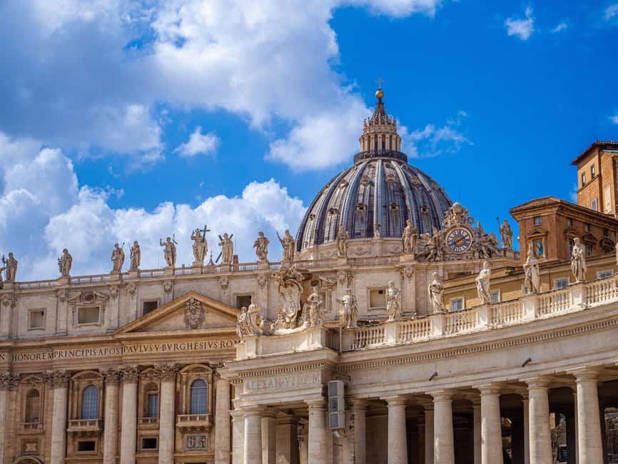 Rome: St. Peter's Basilica Tour with Optional Dome Access | GetYourGuide