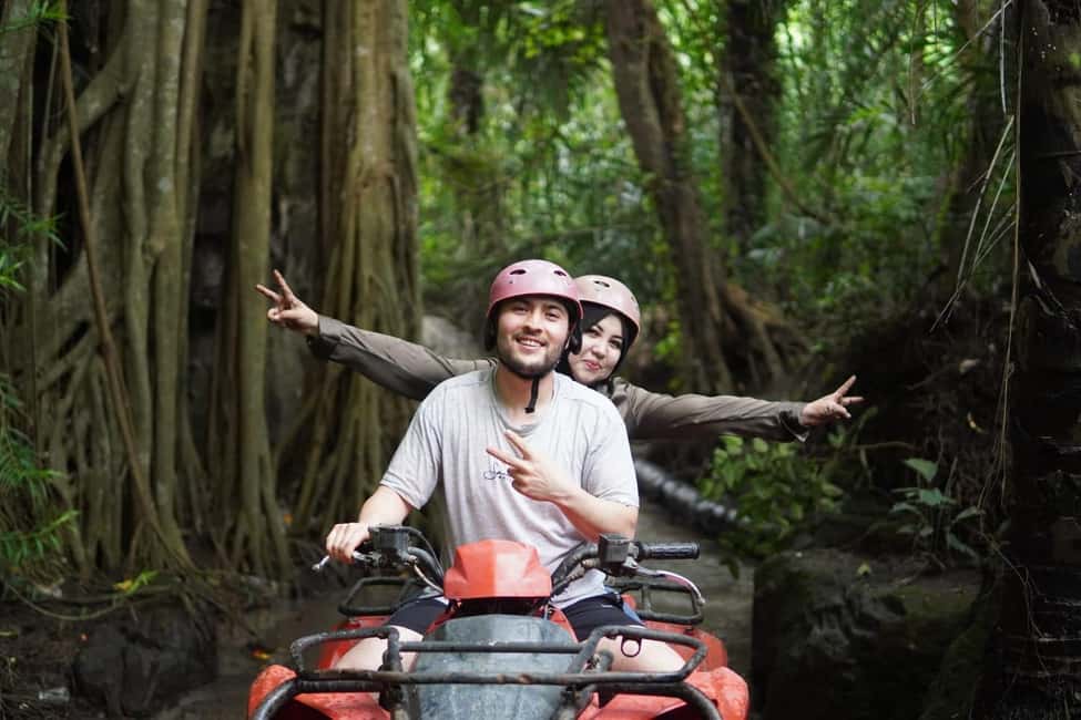 Ubud ATV through River, Cave, Waterfall & Rafting Package | GetYourGuide