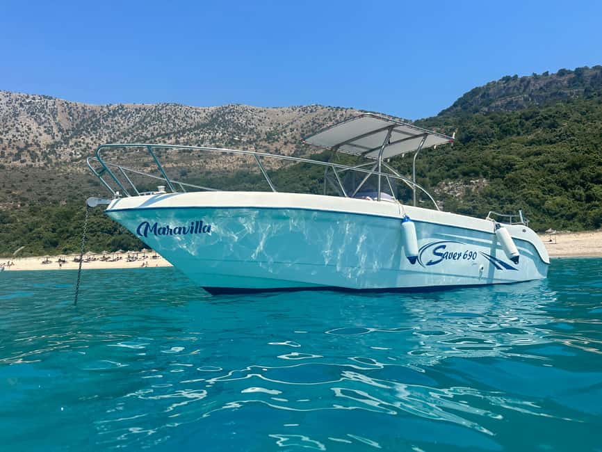 Saranda: Boat Tour to Hidden Caves & Krorez + Free Sunbeds | GetYourGuide