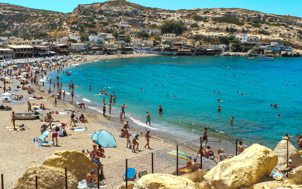 From Heraklion: Matala Hippie Beach, Relaxing Trip & Pickup | GetYourGuide
