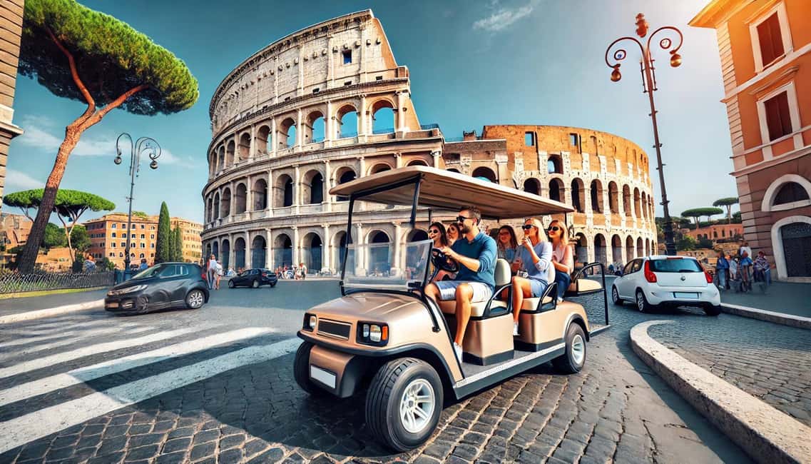 Rome: Guided Golf Cart city Pick up Tour | GetYourGuide