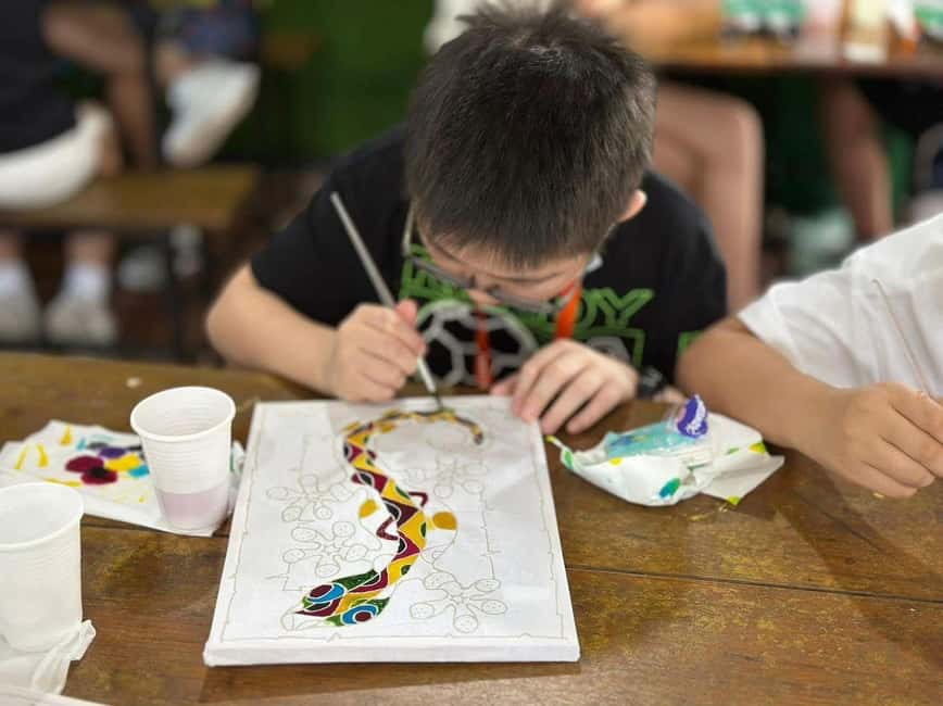 Penang: Balik Pulau Batik Painting & Mini Zoo Petting | GetYourGuide