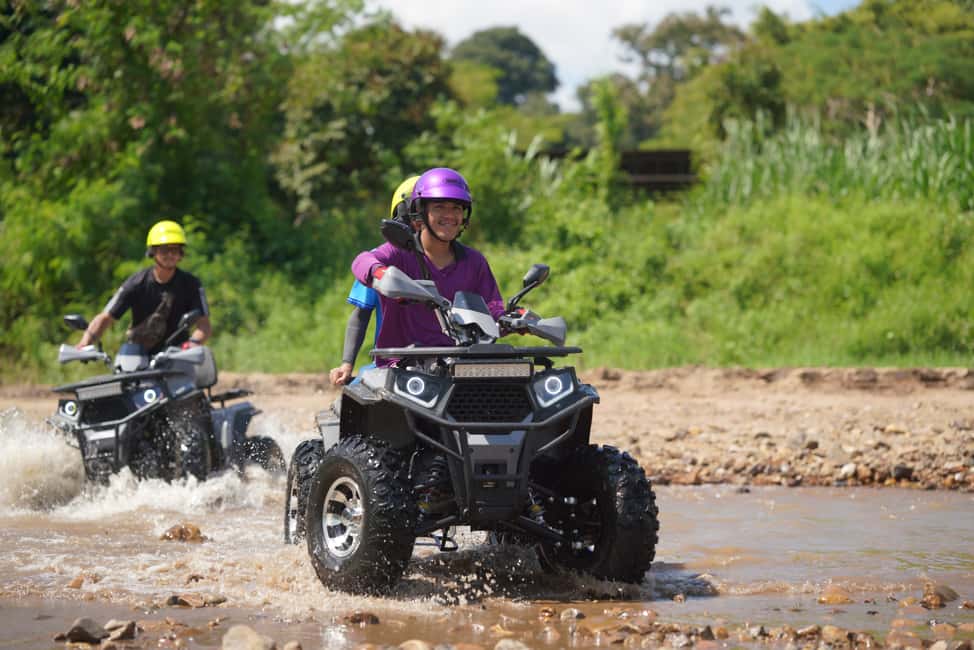 1.5 hr. ATV& Elephant Feeding-Rafting-Tribe-Waterfall Lunch | GetYourGuide