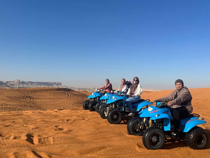 Riyadh :Red Sand: Dunes ATV, + Camel Ride + sandboarding | GetYourGuide
