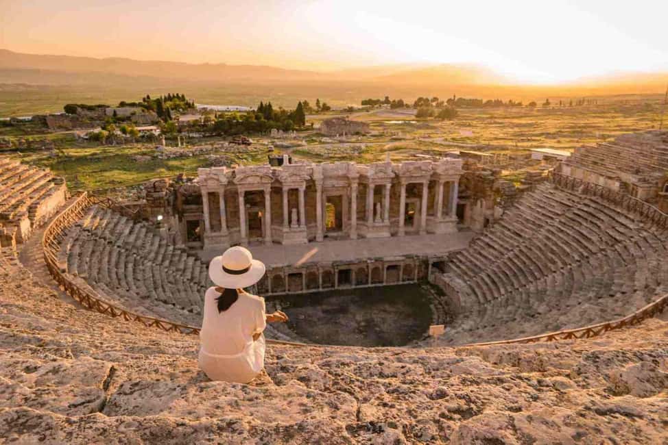 Bodrum:Pamukkale Cotton Castle & Hierapolis Day Trip w/Lunch | GetYourGuide
