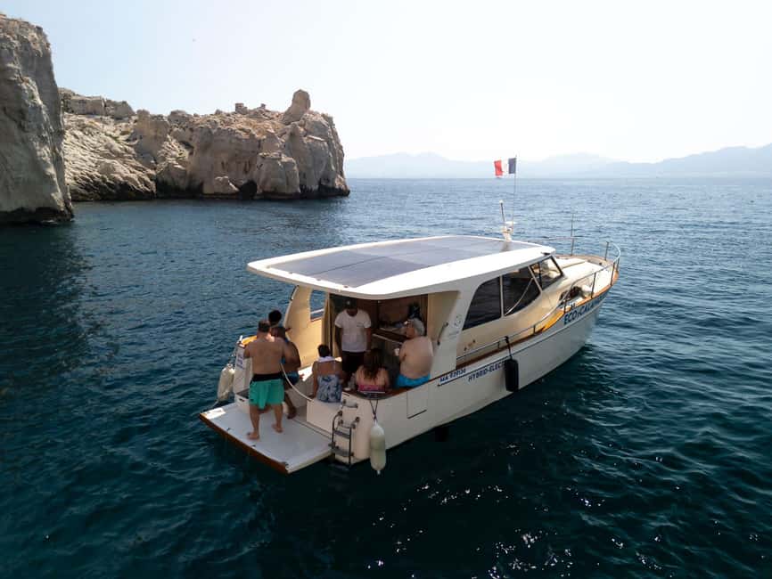 Marseille: Calanques Eco Boat Cruise with lunch and wine | GetYourGuide