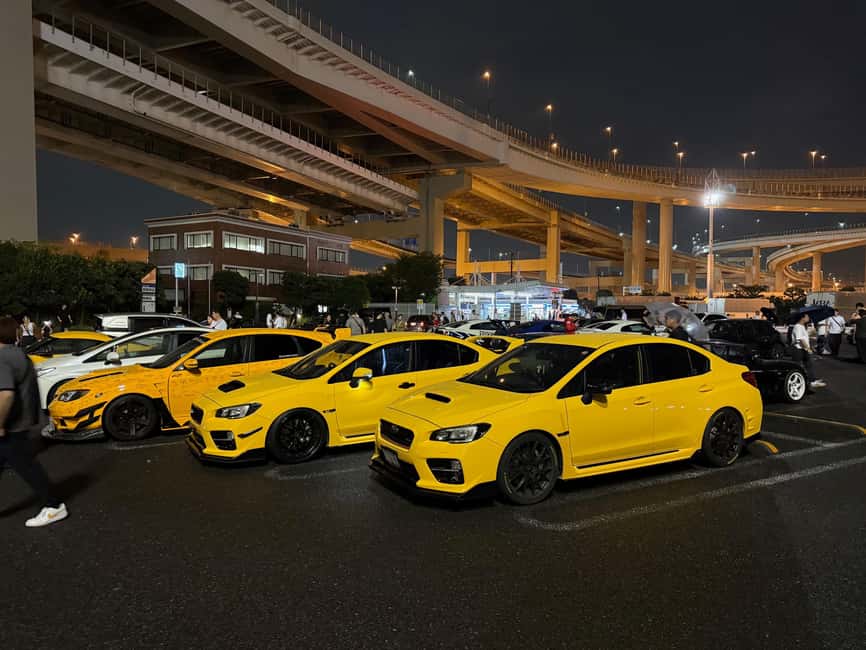 EVO, WRX, Skyline – JDM Night Run to Daikoku Car Meet | GetYourGuide