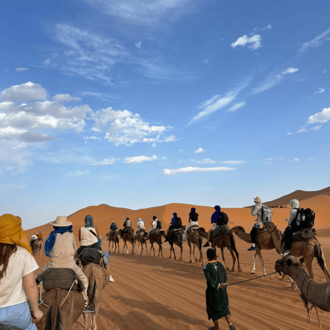 From Fes: 2 Day Round Trip Via Merzouga Desert & Camel Trek | GetYourGuide