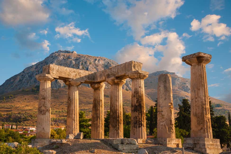 Ancient Corinth with Official Guide,Tickets and hotel pickup | GetYourGuide