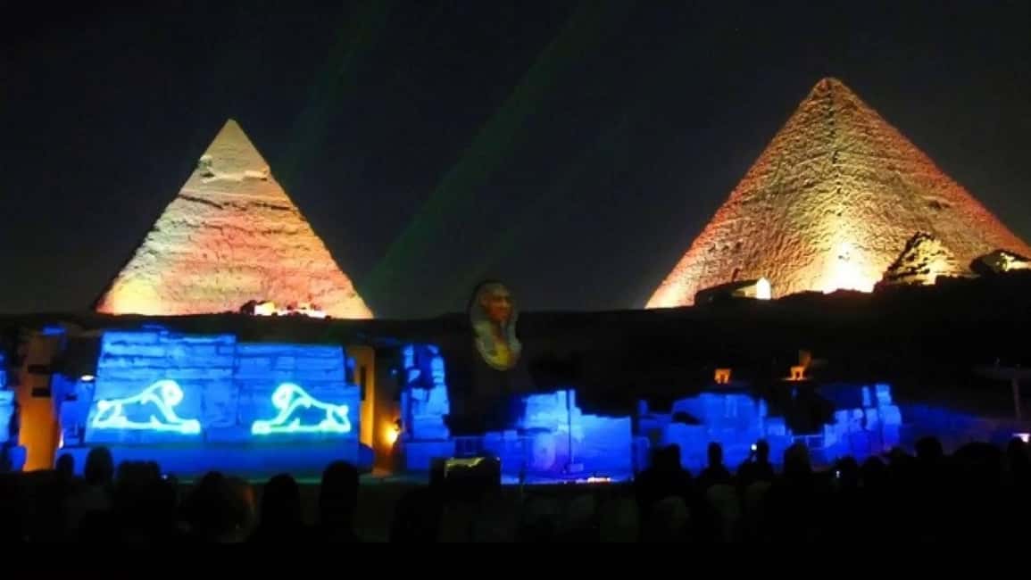 Cairo: Pyramids of Giza Sound & Light Show with City Tour | GetYourGuide