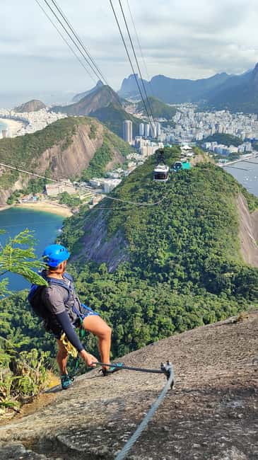 Climbing the Via Ferrata on Sugarloaf Mountain, the largest in Brazil ...