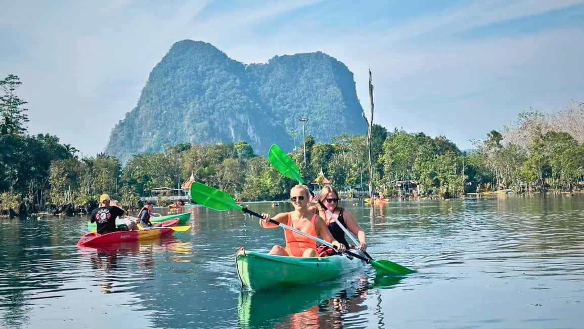 Krabi: Kayak, Zipline & Huay To Waterfall Jurassic Tour | GetYourGuide