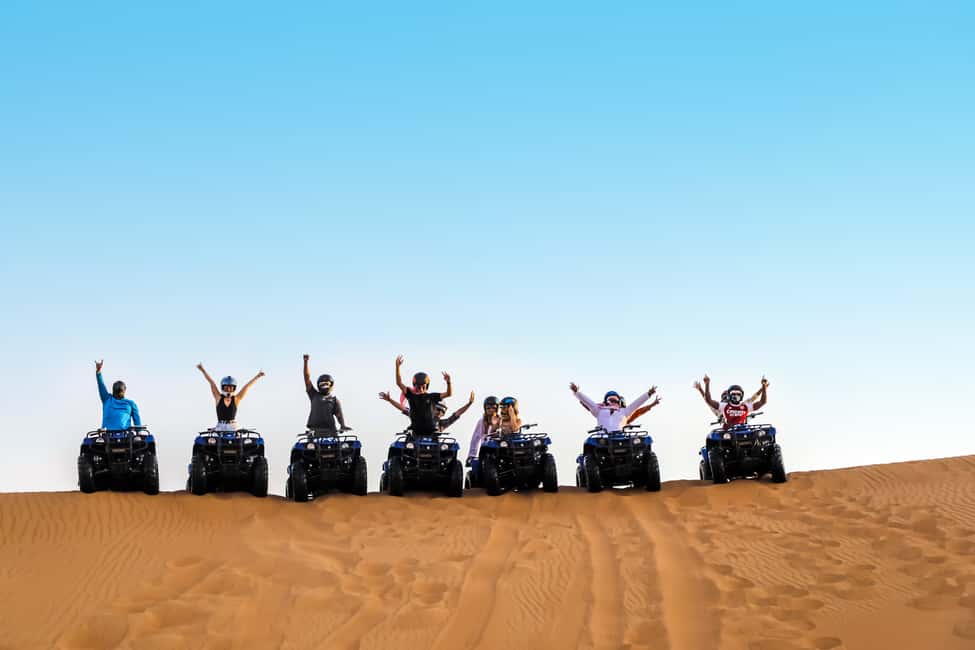 Dubai: Red Dunes Quad Bike, Dune Buggy, Camel & Refreshments | GetYourGuide
