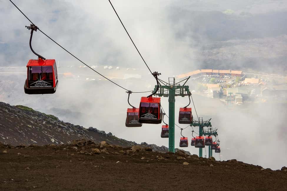 Mount Etna: Roundtrip Cable Car and 4x4 Bus Ticket | GetYourGuide