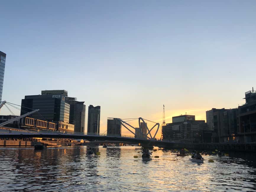 Melbourne: Sunset Kayak Tour with Dinner | GetYourGuide