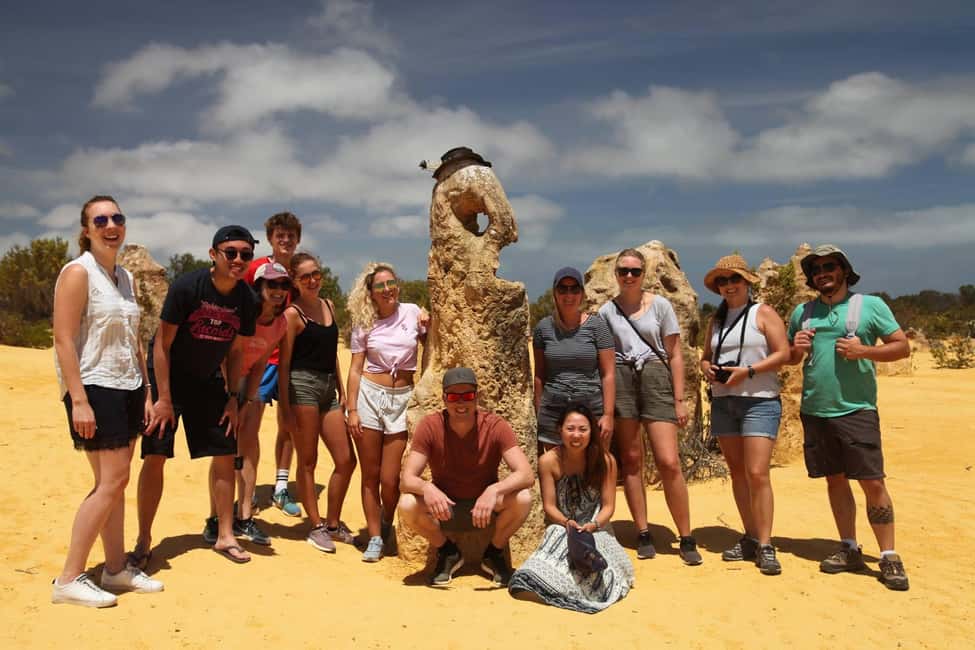 From Perth: Pinnacles Sunset and Stargazing Tour with Dinner | GetYourGuide