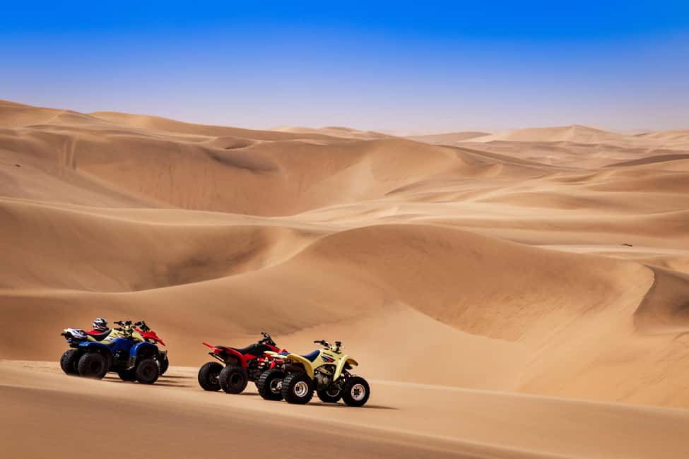 Doha: attività nel deserto, quad, sandboarding, giro in cammello ...
