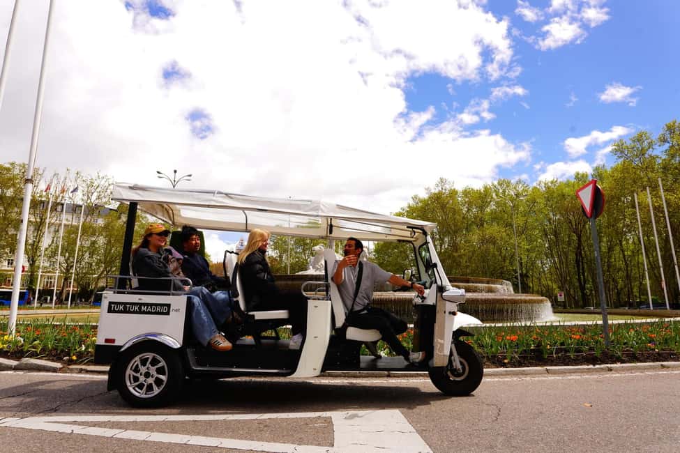 Madrid: Discover the City by Private Electric Tuk Tuk | GetYourGuide