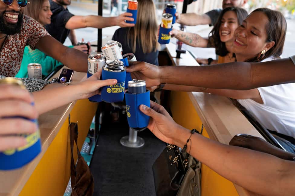 Austin: Trolley Pub Austin Public Mixer Tour | GetYourGuide