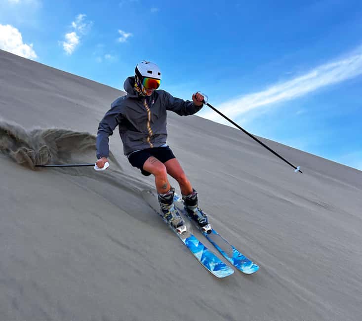 Real Sandboarding and Sandskiing experience at sunset on crazy buggies ...