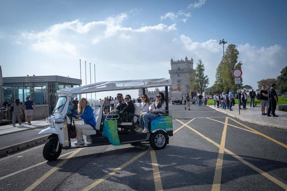 Lisbon: Belem Sightseeing Tour by Tuk Tuk with local guide | GetYourGuide