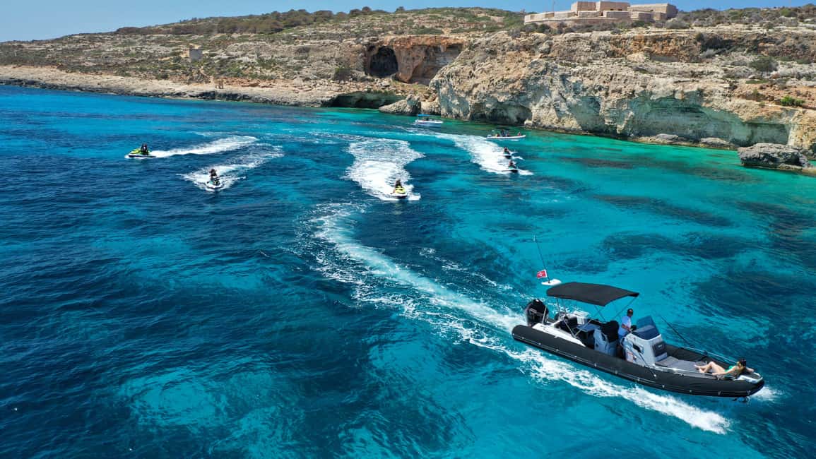 Mellieha: Comino en Blue Lagoon Jet Ski Safari Tour om 15.00 uur ...