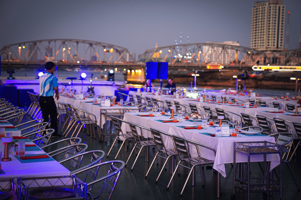 Bangkok: Carnival Dinner Cruise with Free-Flow Beer & Buffet | GetYourGuide