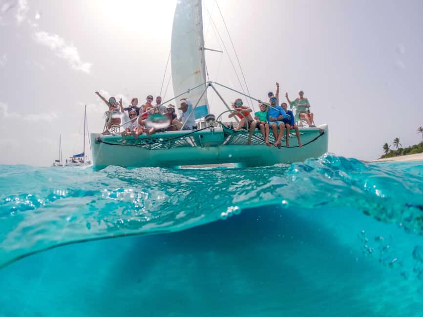 Jost Van Dyke Sandy Spit & White Bay Catamaran Sailing tour | GetYourGuide