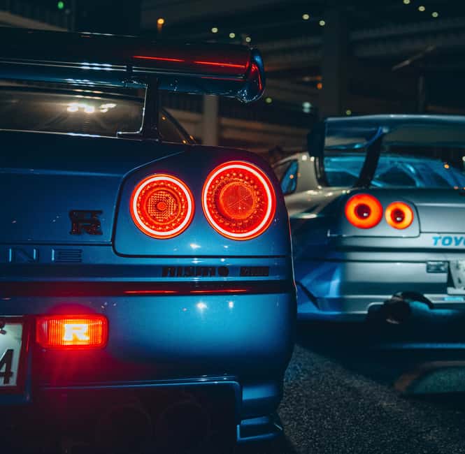 Tokyo Drift: R34 Skyline Car Club: GO Daikoku Car Meet | GetYourGuide