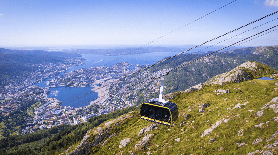 Bergen: Ticket für Hin- und Rückfahrt mit der Ulriken-Seilbahn ...