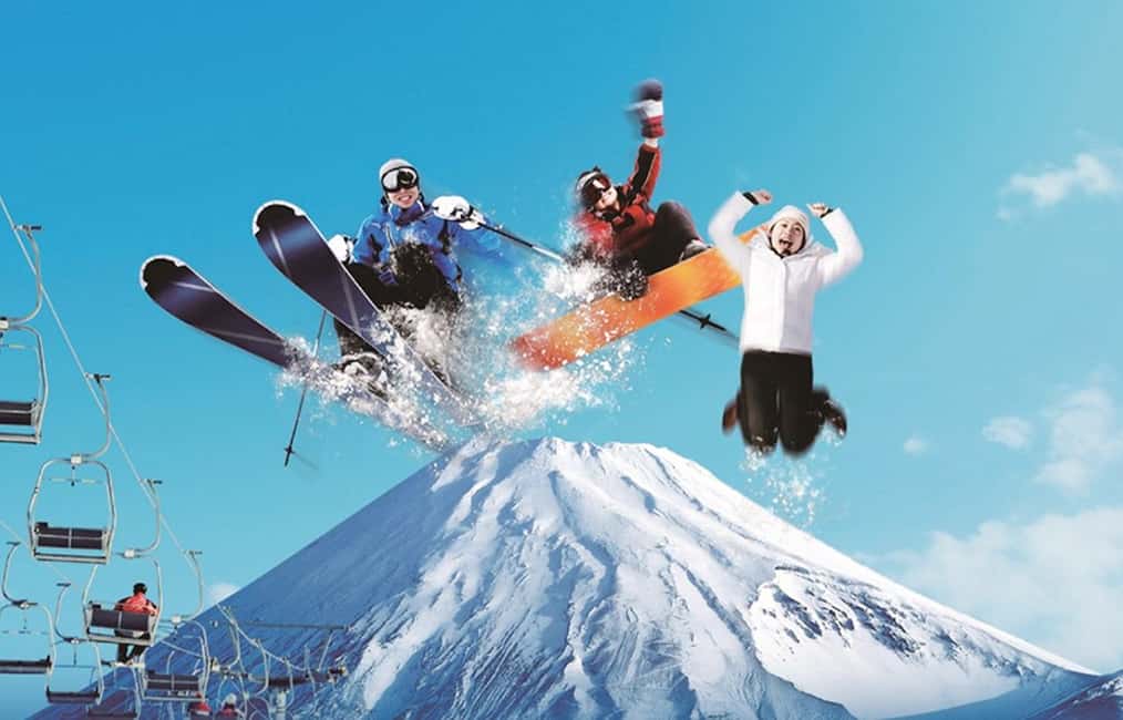 From Tokyo: Mt. Fuji Skiing And Onsen Experience 1-Day Tour | GetYourGuide