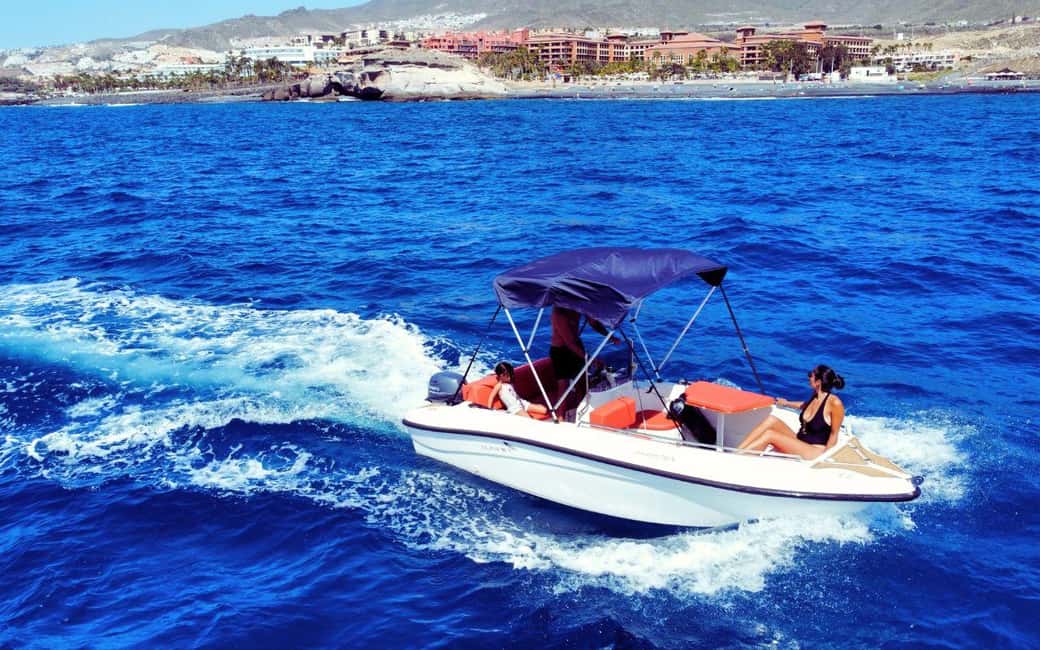 Puerto Colon: La Nina Boat self drive, No licence Tenerife | GetYourGuide