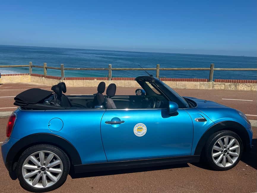 Perth: Coastal Beach Tour in a Mini Cooper Convertible | GetYourGuide