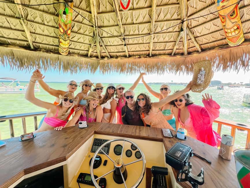 Destin: Tailfins Tiki Crab Island Sandbar Float :Swim :Chill | GetYourGuide