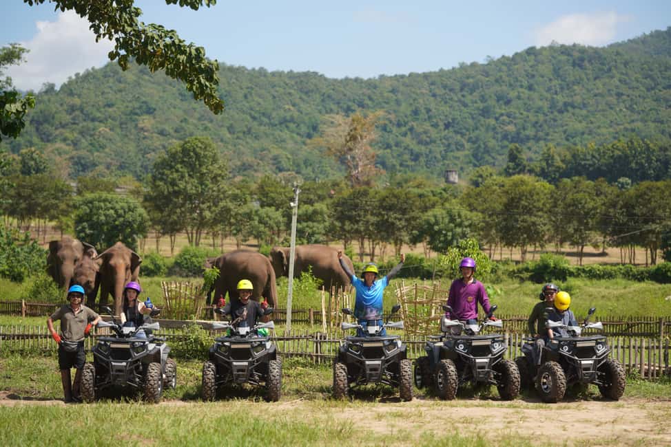 1.5 hr. ATV& Elephant Feeding-Rafting-Tribe-Waterfall Lunch | GetYourGuide