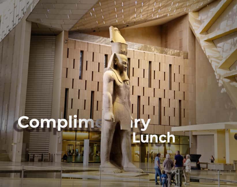 Cairo: Grand Egyptian Museum, Pyramids, Sphinx Tour & Lunch | GetYourGuide