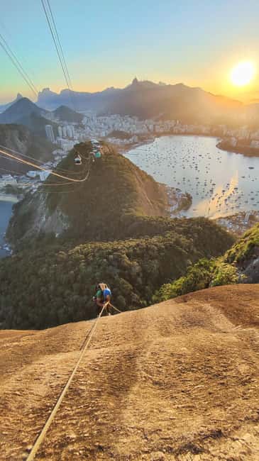 Climbing the Via Ferrata on Sugarloaf Mountain, the largest in Brazil ...