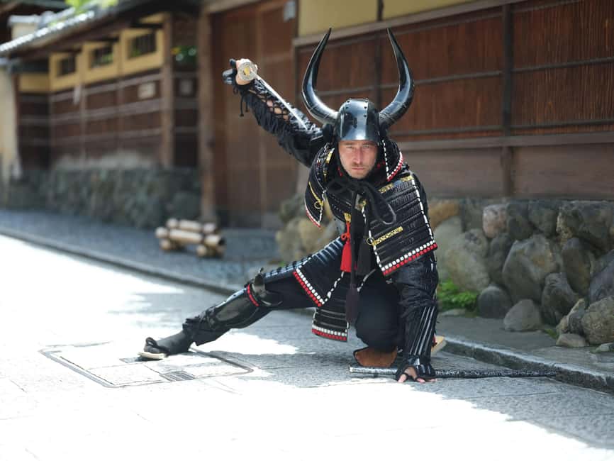 Kyoto: Men's Armor Rental (Kyoto Kimono Rental CHAMATSU) | GetYourGuide