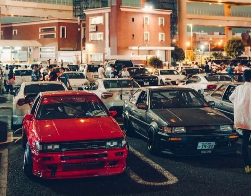 Tokyo: Daikoku Car parking area night Meet & experience JDM | GetYourGuide