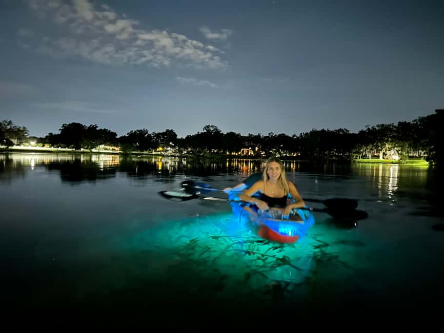 Orlando: LED Night Glow Clear Kayak or Paddleboard Tour | GetYourGuide
