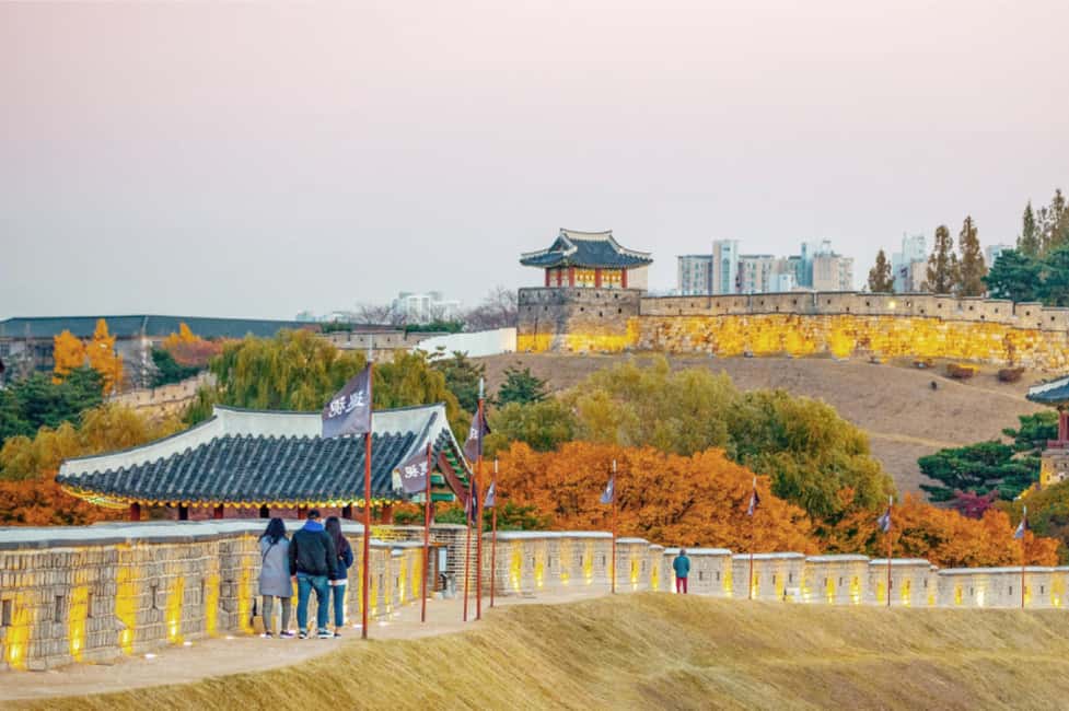 From Seoul: Suwon Hwaseong Fortress & Autumn Jangtaesan Tour | GetYourGuide