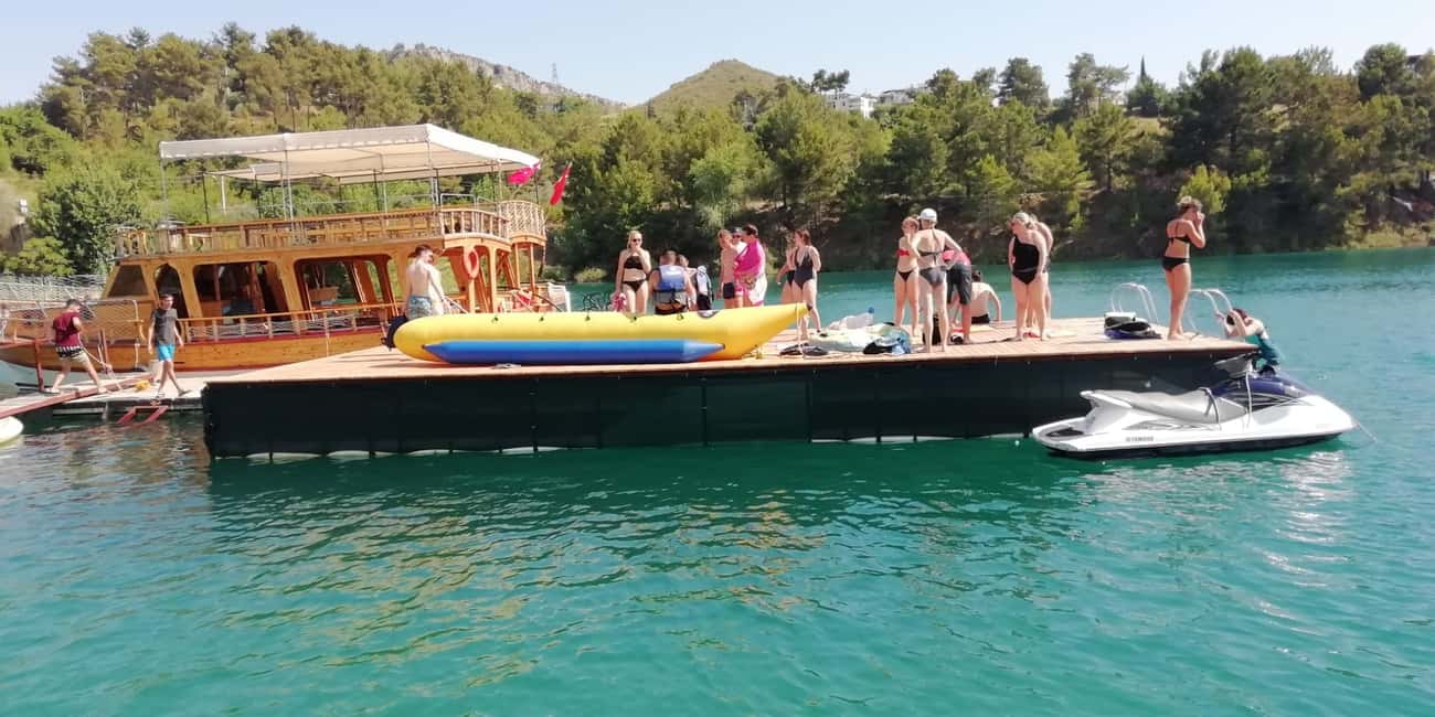 Alany: Mix Tour Cabrio Bus, Lion Safari,Boat Tour with Lunch | GetYourGuide