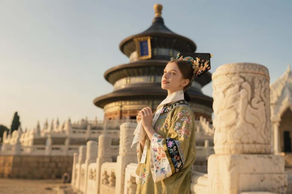 Beijing: Hanfu-fotografie in de Tempel van de Hemel met ticket ...