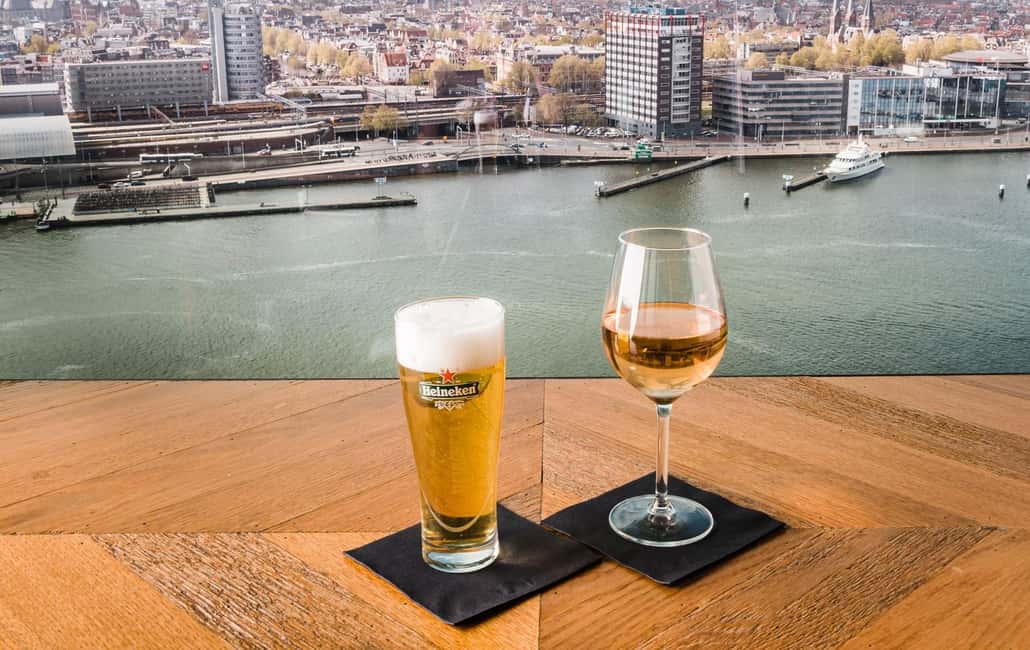 Amsterdam: A'DAM Lookout Entry Ticket with 1 or 2 Drinks | GetYourGuide