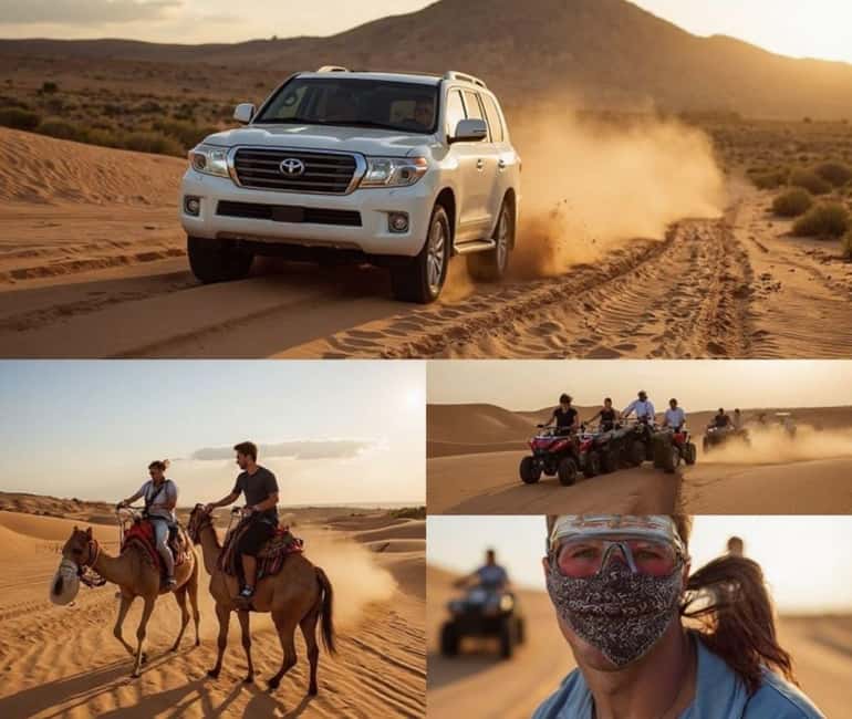 From Doha: Inland Sea Desert Safari with All Activities | GetYourGuide